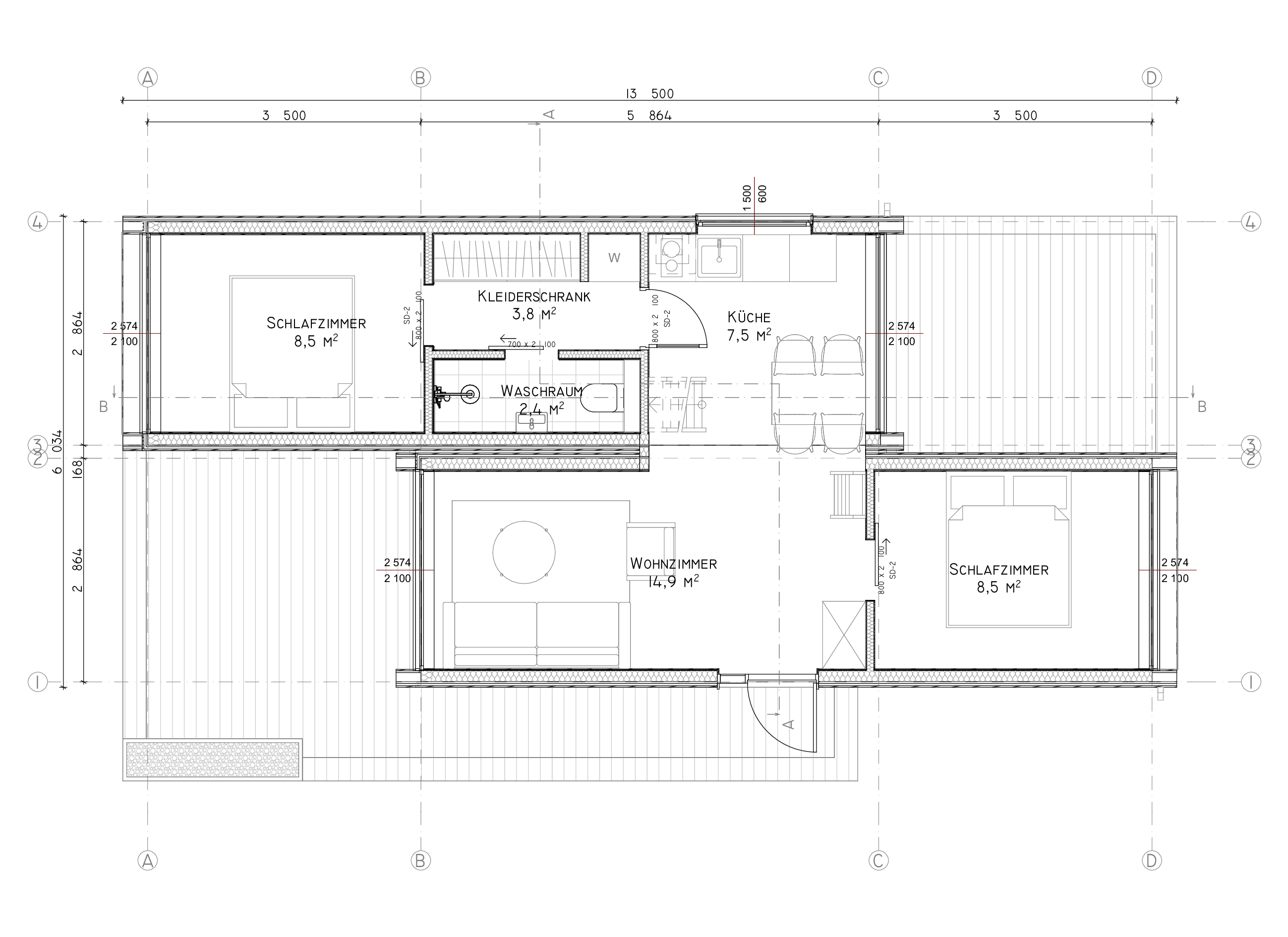 Modulhaus Saturn XL60 - Modern Modular